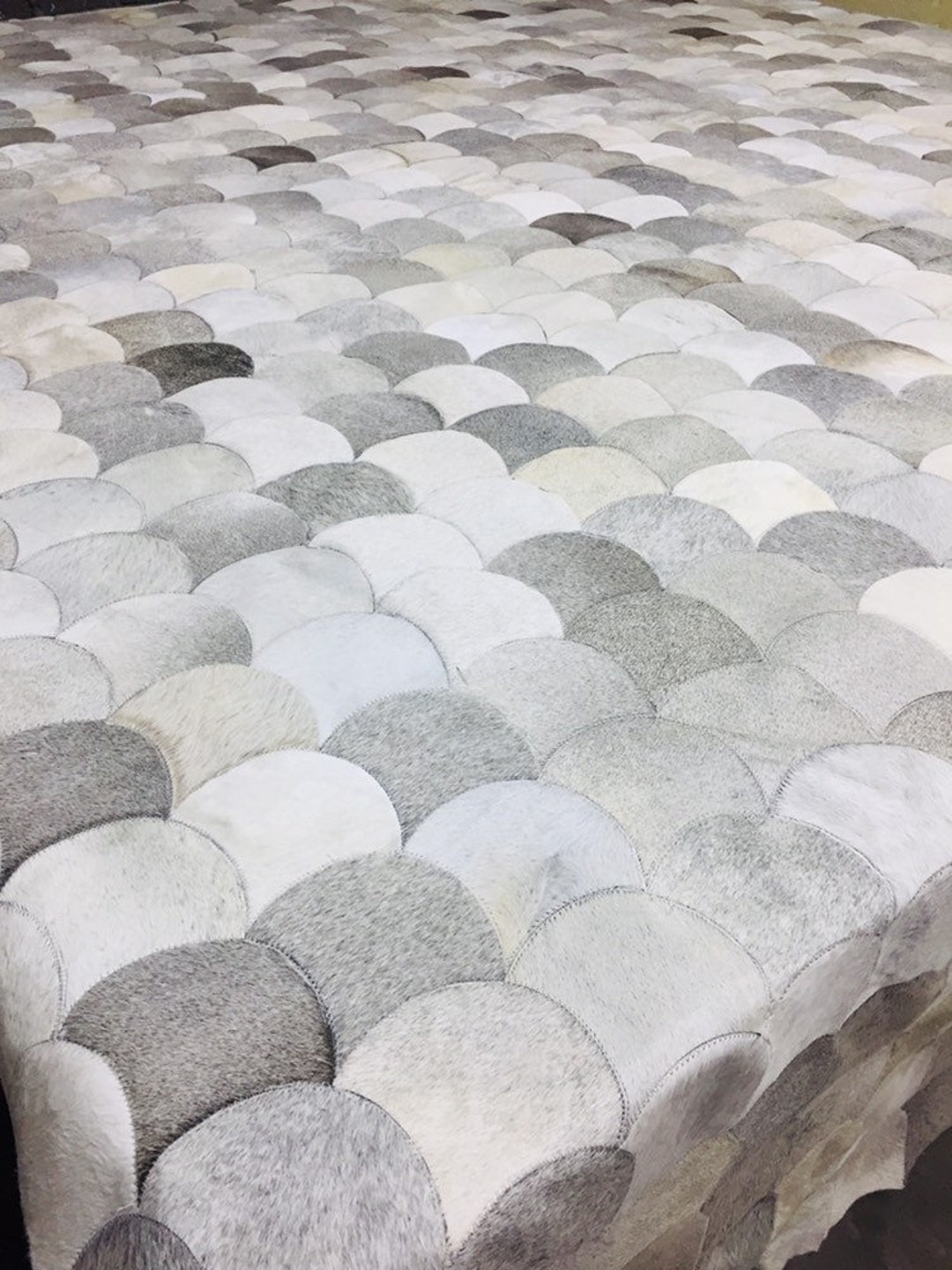 Cowhide Patchwork Rug *RAW Leather Argentina - Free Shipping - 10’ X 14 ...