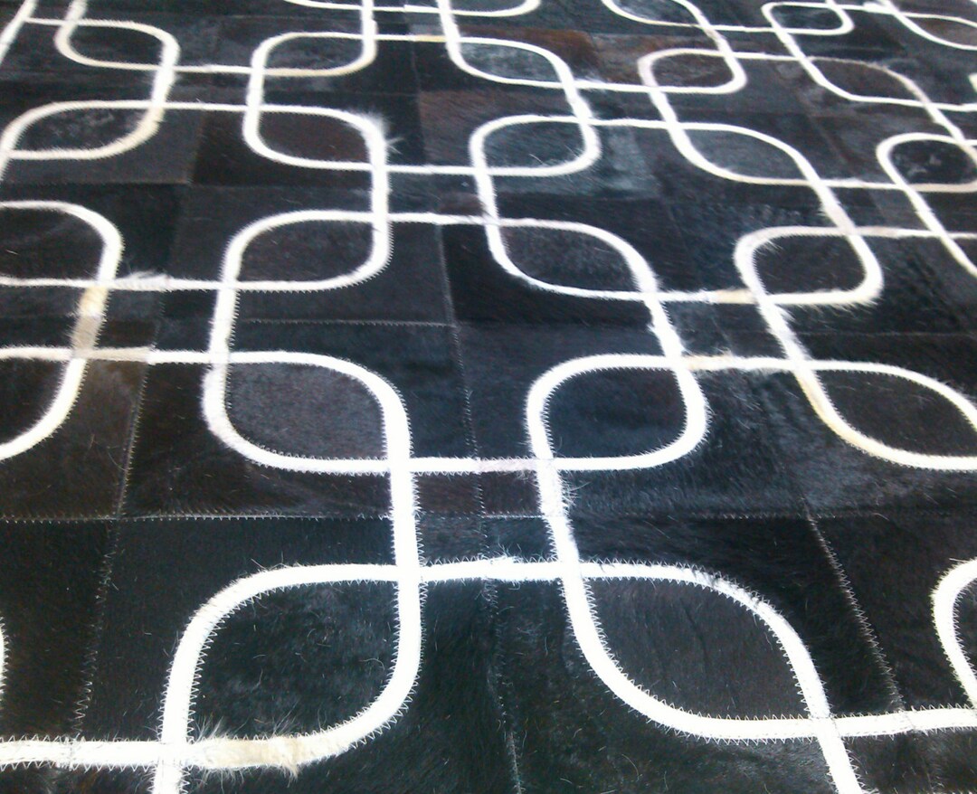 Cowhide Patchwork Rug * Raw Leather Argentina, Free Shipping- Mix of ...