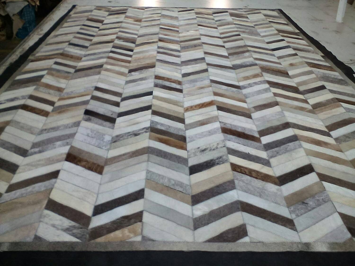 Cowhide Patchwork Rug *RAW Leather Argentina - Free Shipping - COWHIDE ...