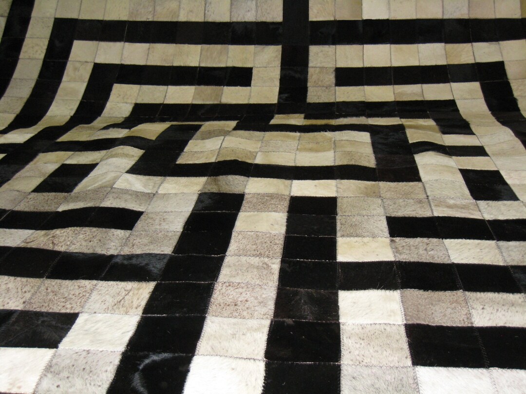 Cowhide Patchwork Rug *cowhide Patchwork Rug *RAW Leather Argentina ...