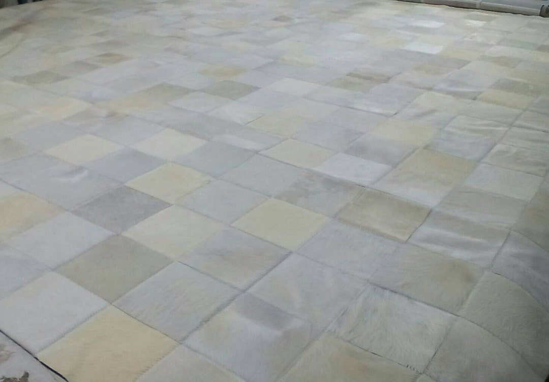 Cowhide Patchwork Rug * RAW Leather Argentina - Free Shipping - Model ...