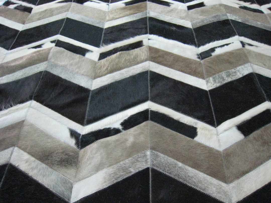 Cowhide Patchwork Rug *raw Leather Argentina, Free Shipping - Mix of ...