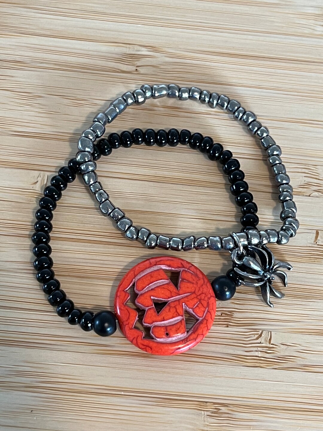 Pumpkin & Spider Duo - Etsy