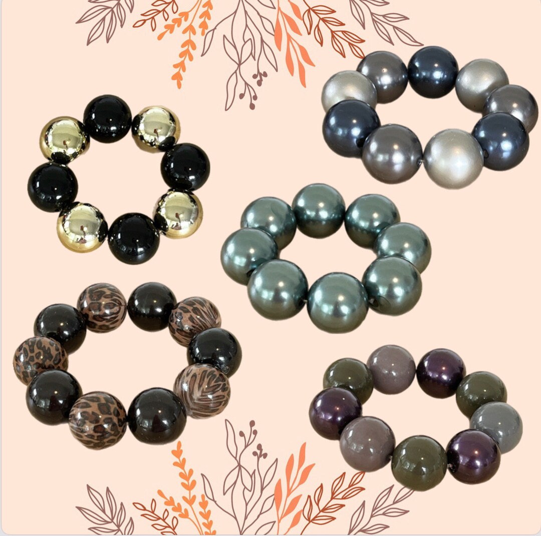 Fall Harvest Bubble Bracelets - Etsy