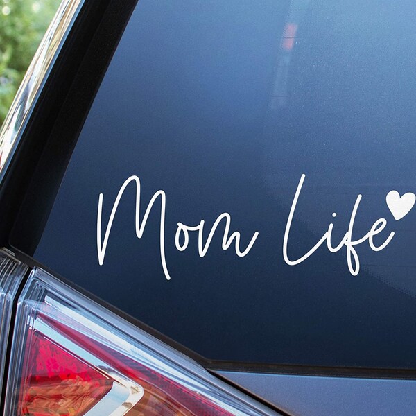 Mom Life Car Decal - Etsy
