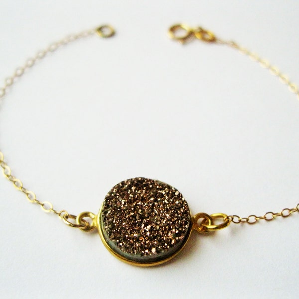 Druzy Bracelet - Etsy