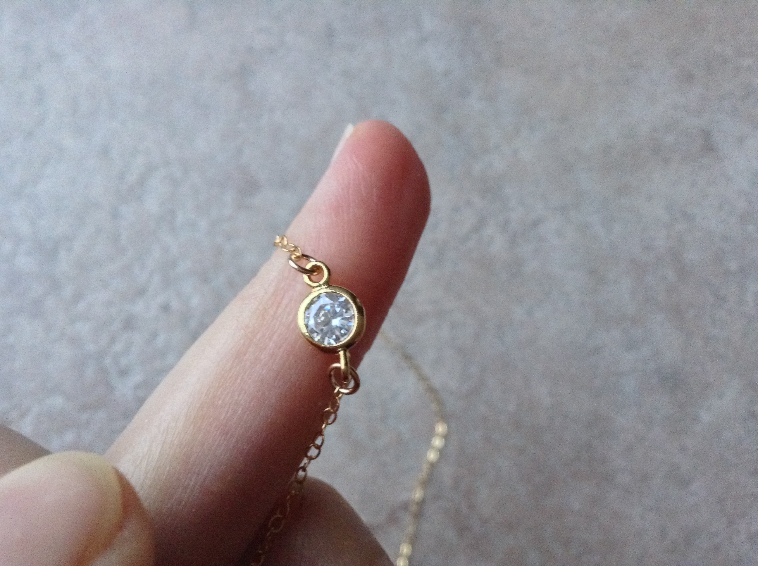 Tiny Gold Bracelet , Minimalist Bracelet, Wedding Bracelet , Delicate ...