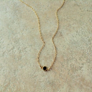 Tiny Ruby Necklace, Tiny Garnet Necklace, Ruby Jewelry, July Birthstone ...