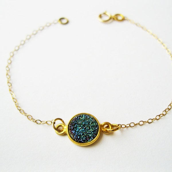 Druzy Bracelet - Etsy
