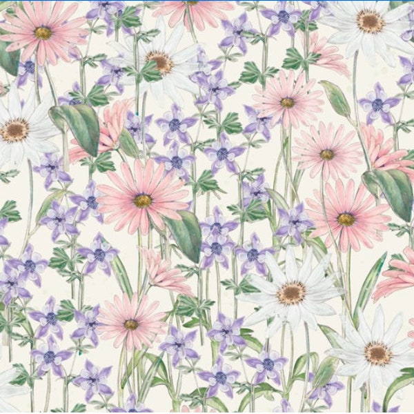 Wildflower Quilt Fabric - Etsy
