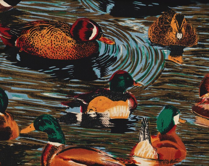 BTY Field 'N Stream DUCKS on WATER Print 100% Cotton Quilt - Etsy
