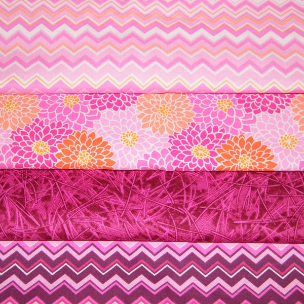 Pink Quilting Fabric - Etsy