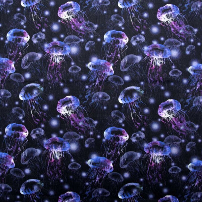 Jellyfish Fabric - Etsy
