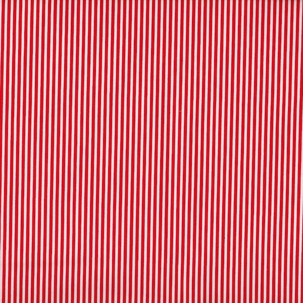 White Fabric With Red Print - Etsy