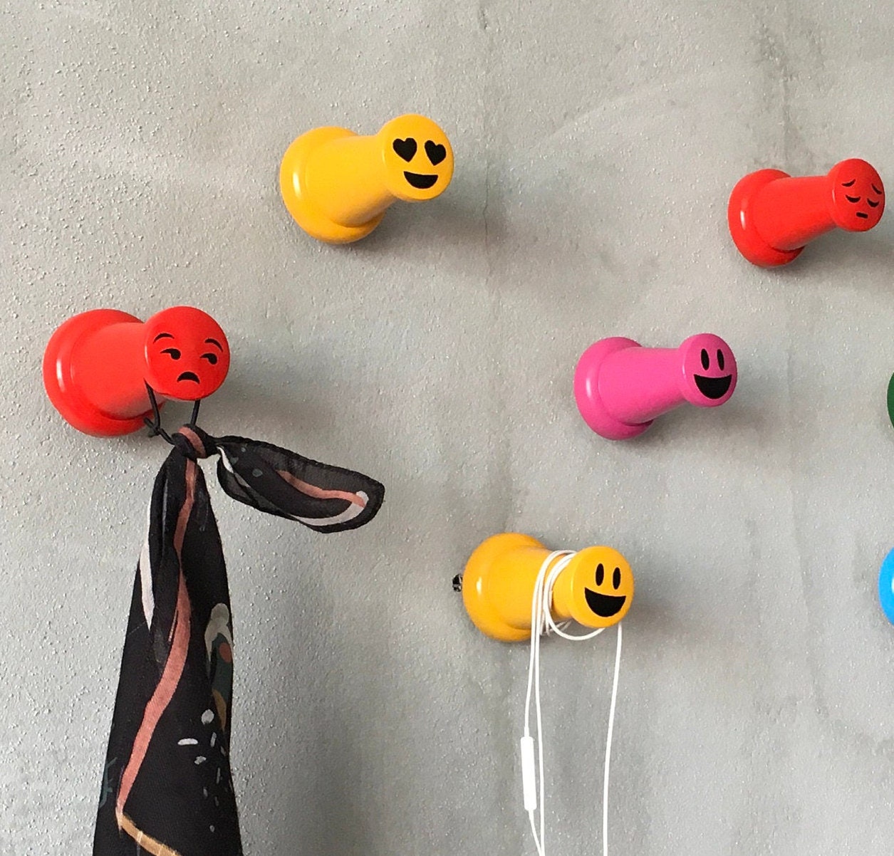 Pin Hooks, Wooden Hook, Wooden Pin, Coat Hanger, Fun Design, Coat Rack ...