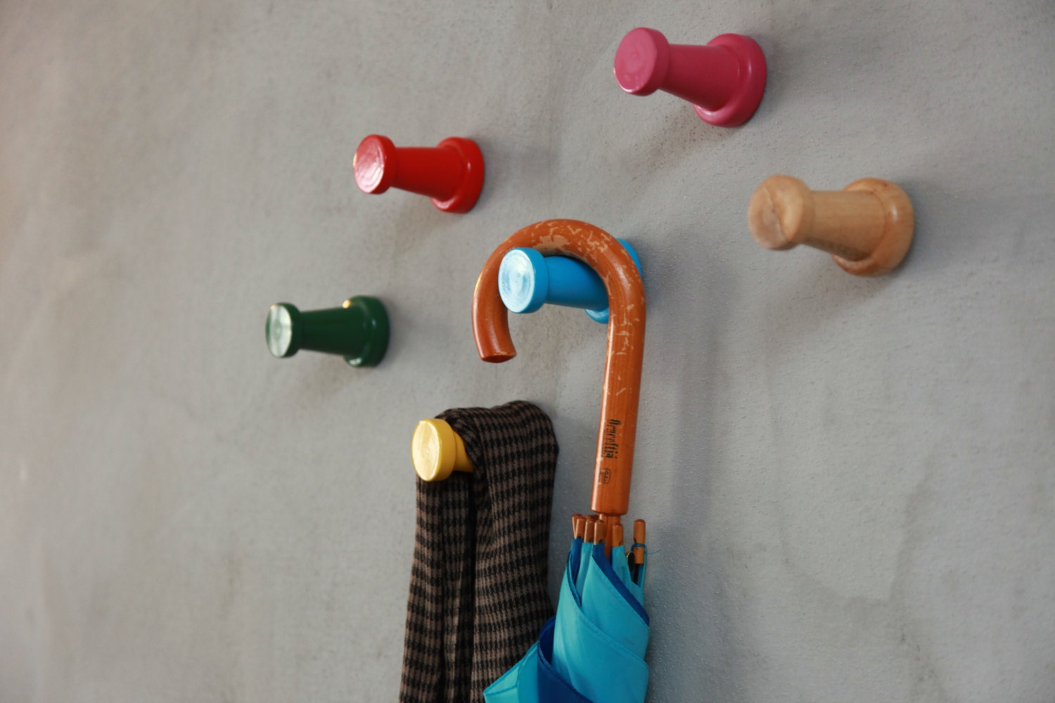 Pin Hooks, Wooden Hook, Wooden Pin, Coat Hanger, Fun Design, Coat Rack ...