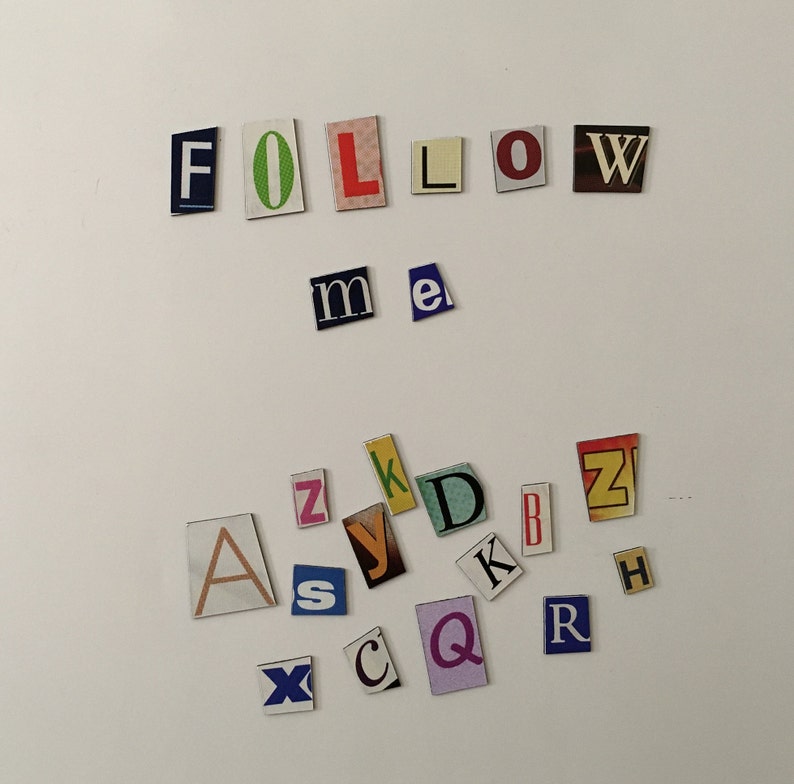 Ransom Magnet Magnet Ransom Note Refrigarator Magnet - Etsy