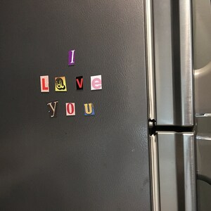 Ransom Magnet, Magnet, Ransom Note, Refrigarator Magnet, Fridge Magnet ...