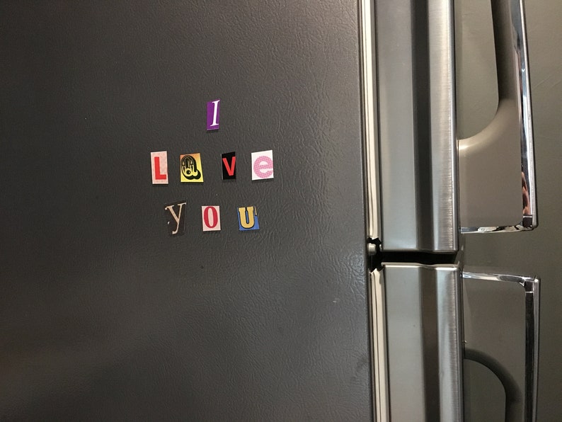 Ransom Magnet, Magnet, Ransom Note, Refrigarator Magnet, Fridge Magnet ...