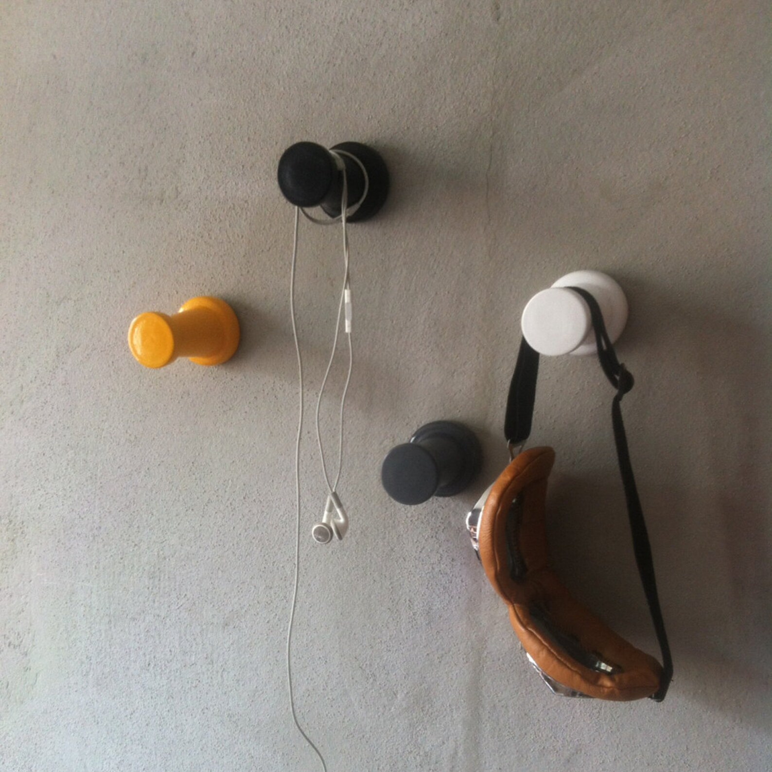 Set of 4 Wooden Hooks, Pin Hooks, Wooden Hook, Wooden Pin, Coat Hanger ...