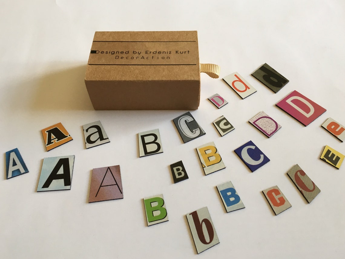 Ransom Magnet, Magnet, Ransom Note, Refrigarator Magnet, Fridge Magnet ...