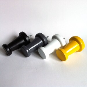 Set of 4 Wooden Hooks, Pin Hooks, Wooden Hook, Wooden Pin, Coat Hanger ...