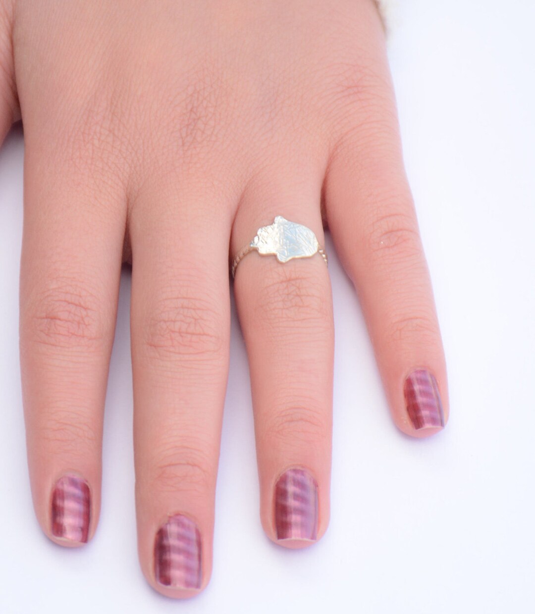 Evil Eye Ring Hand of God Ring Silver Hamsa Ring Unique - Etsy