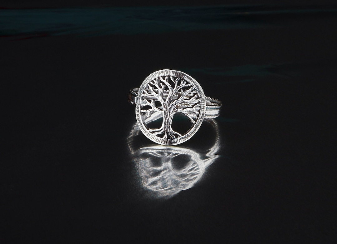 Tree of Life, Silver Tree of Life Ring, Tree Ring, Silver Ring, Tree of ...
