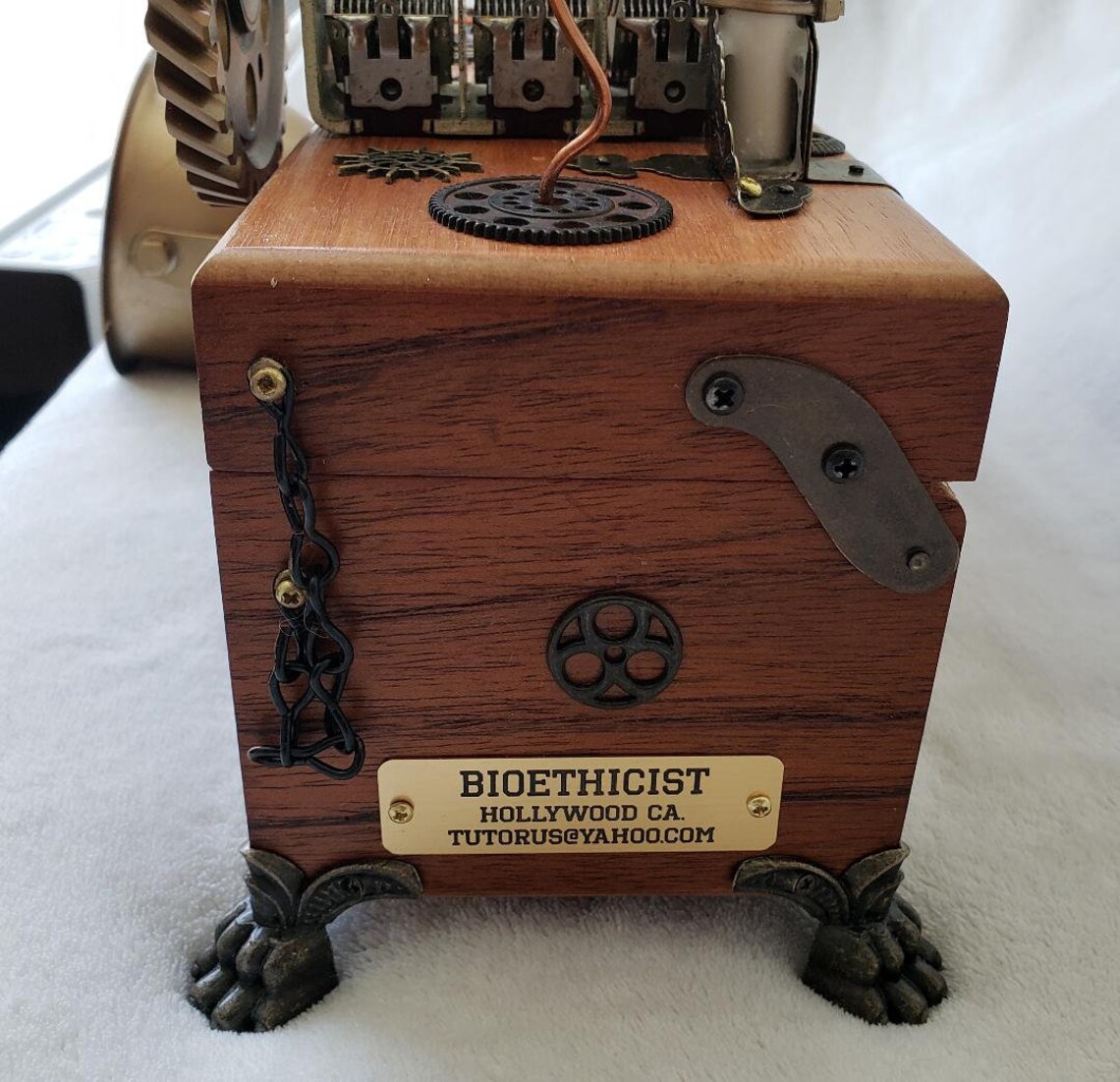 Crystal Radio Steampunk Highly Sensitive. Great Resonance Using Short ...