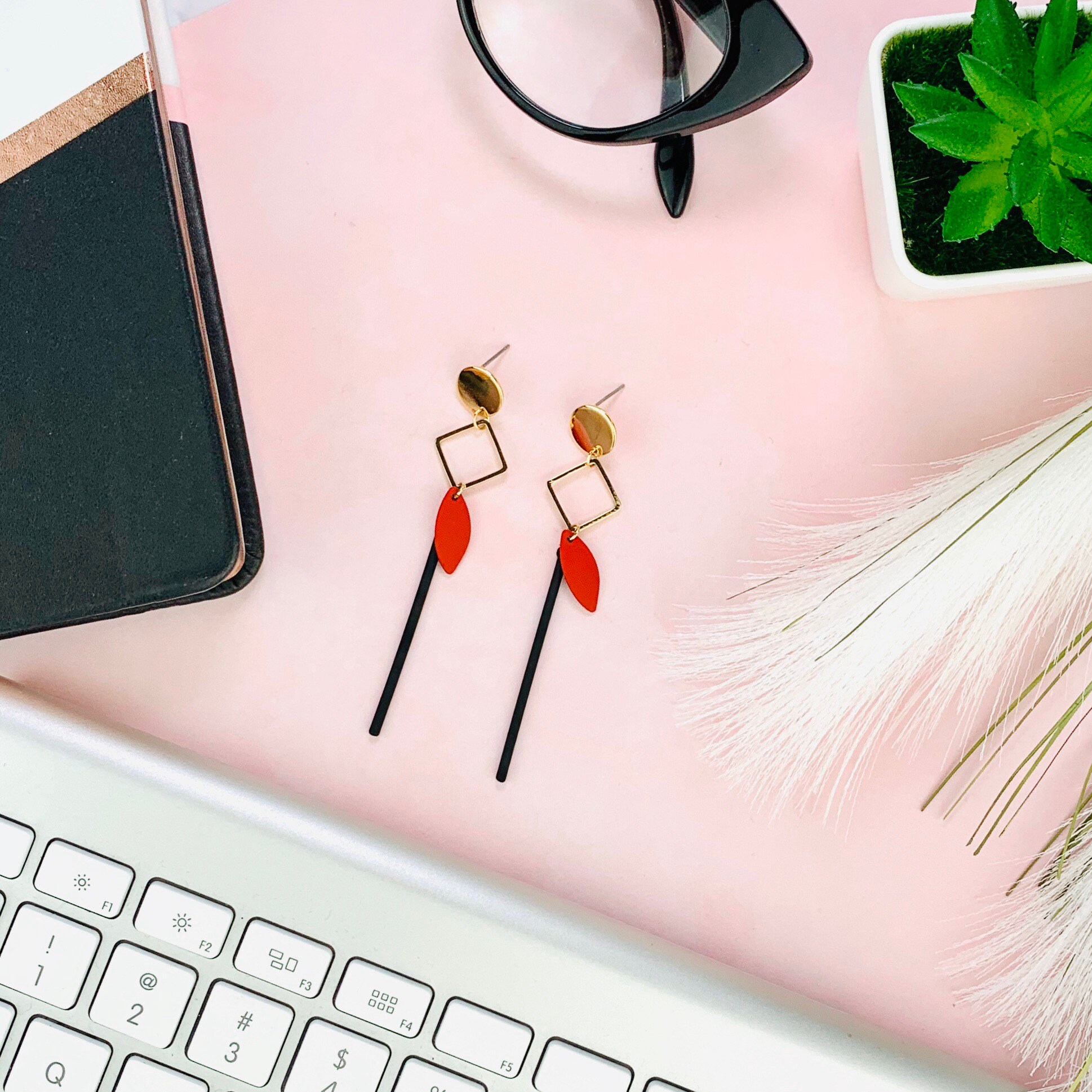 Artistic Earrings, Special Design Earring, Handmade Earring, Silver ...