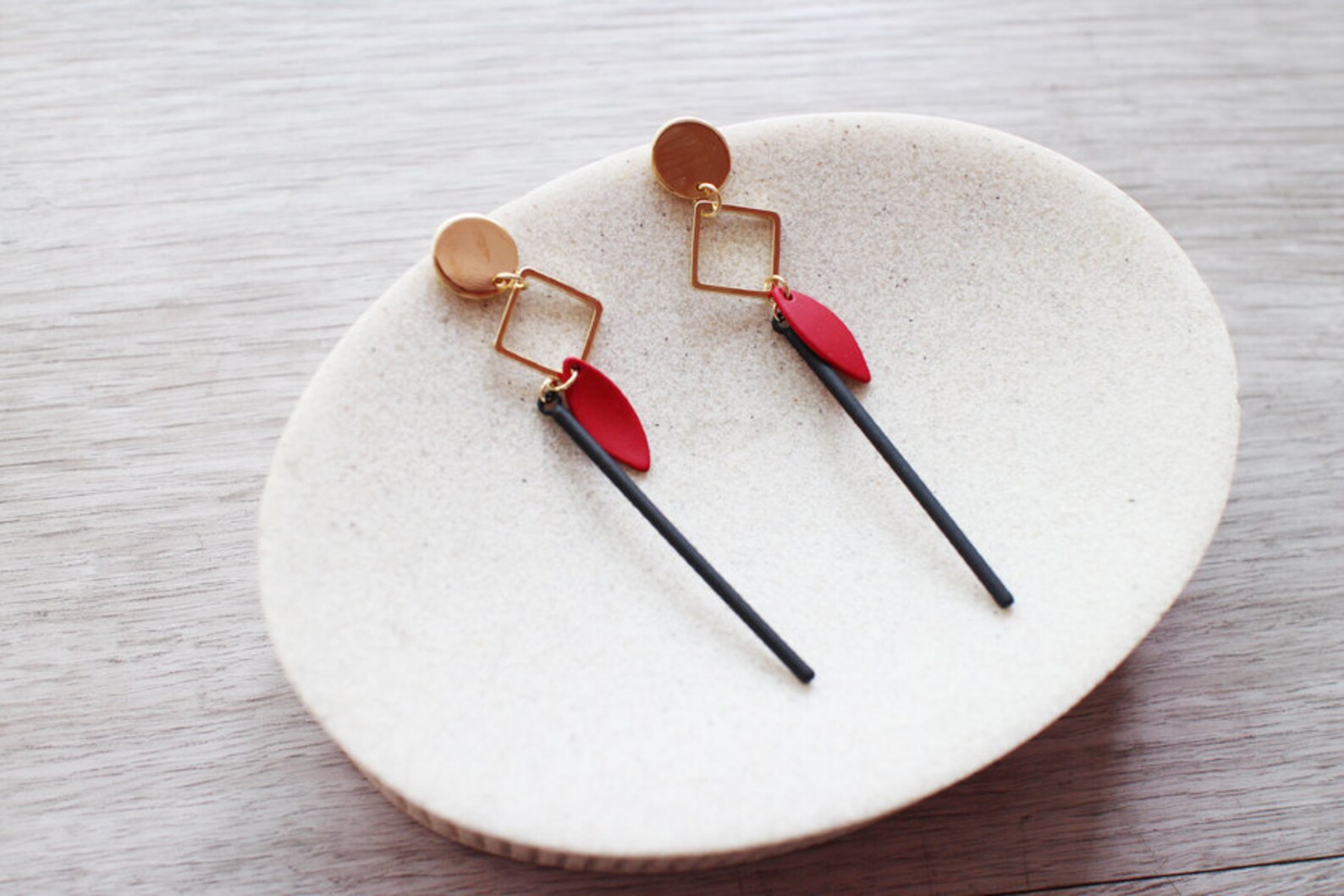 Artistic Earrings, Special Design Earring, Handmade Earring, Silver ...