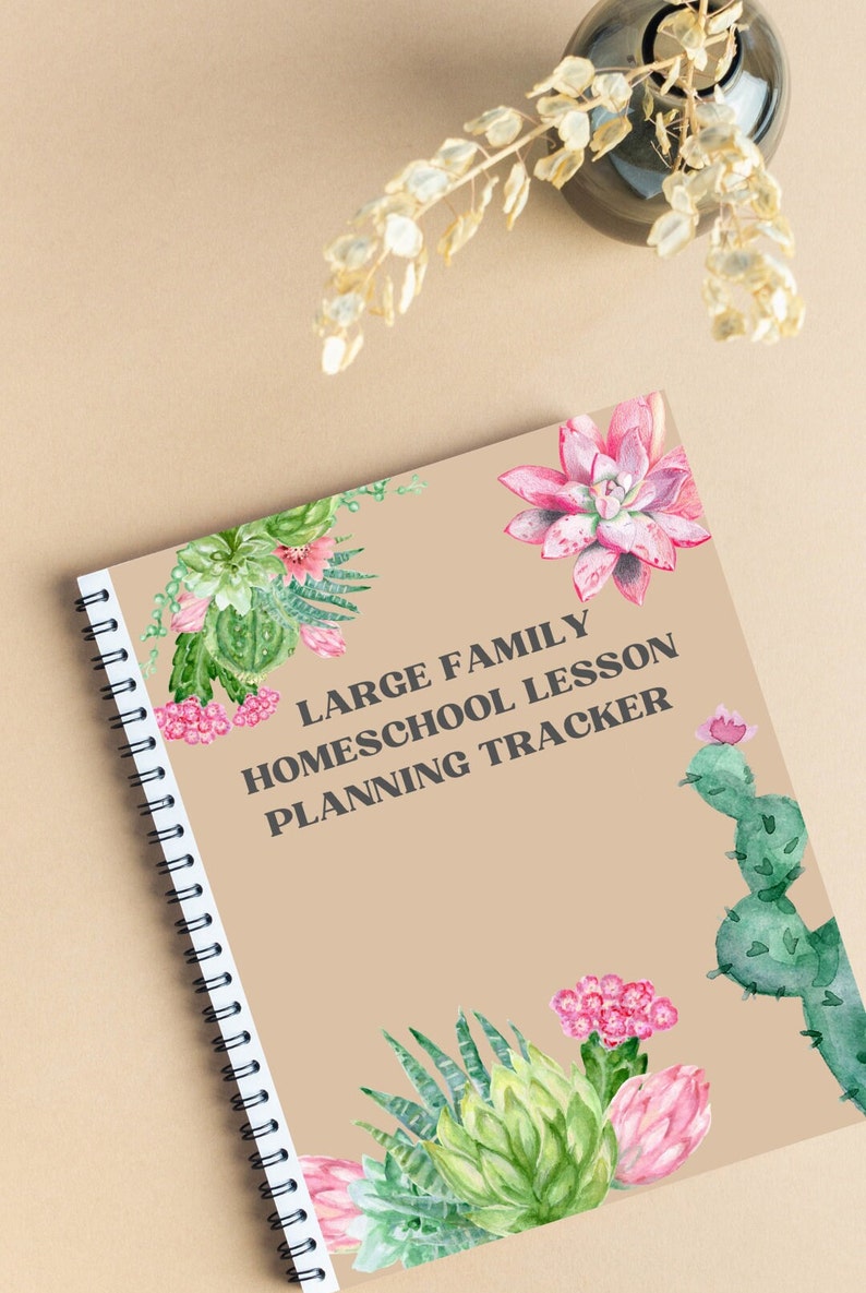 Large Family Homeschool Tracker for Neuro-diverse Planning and ...