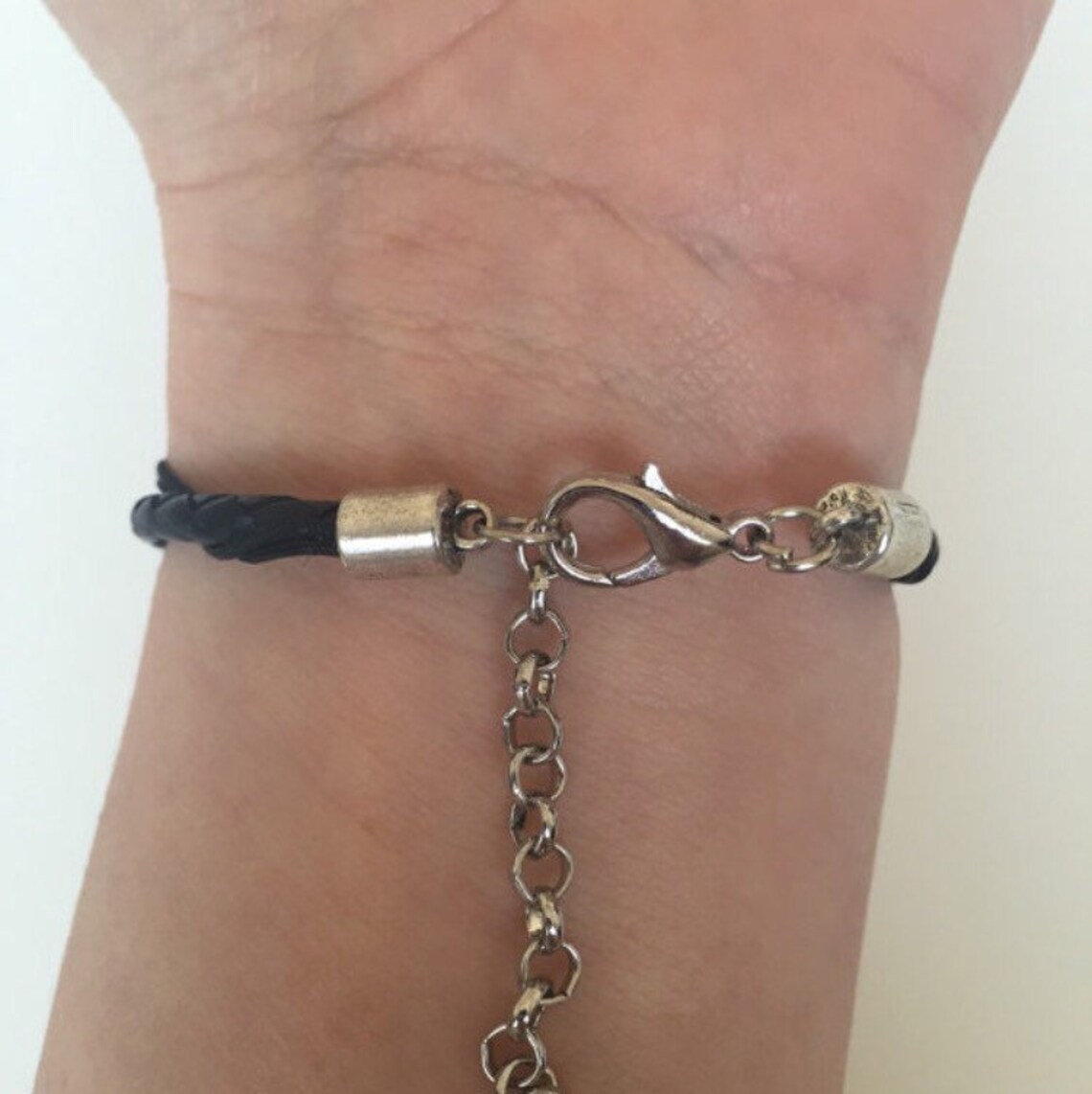 Moon Leather Bracelet 309 Friendship Cuff Moon Star Bracelet | Etsy