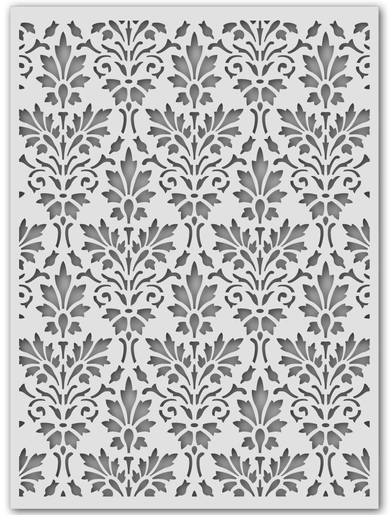 Stencil Template Biedermeier Brocade 1656 - Etsy