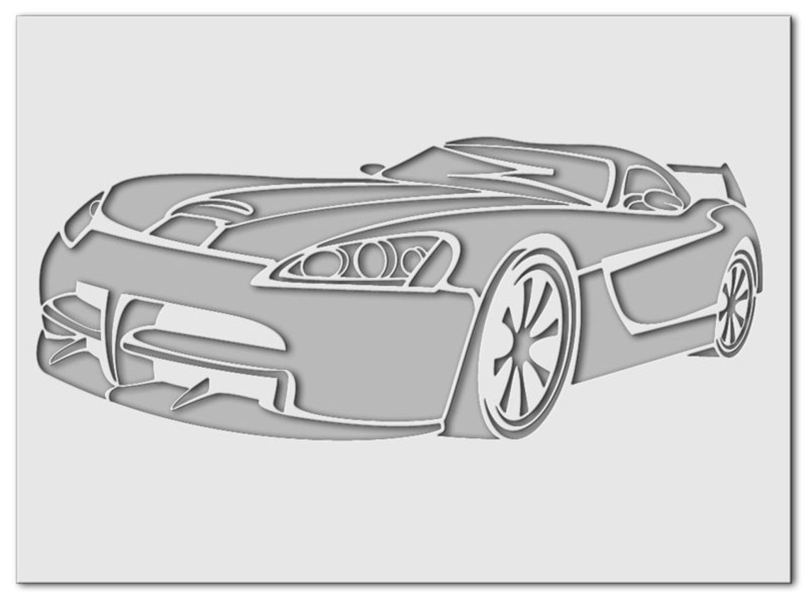 Stencil Wall Mask Dodge Viper - Etsy