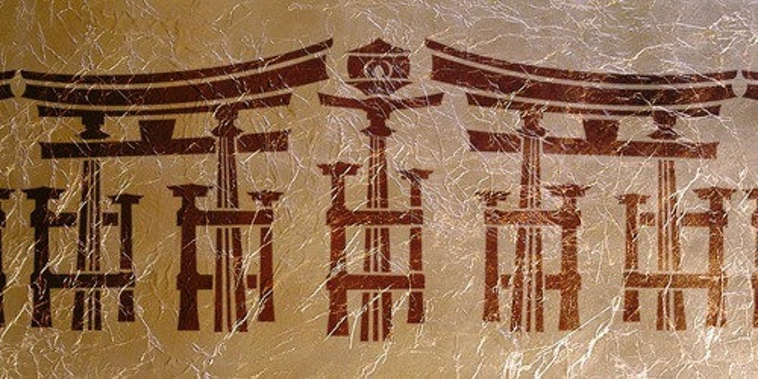 Stencil Wall Stencil Japan Temple - Etsy