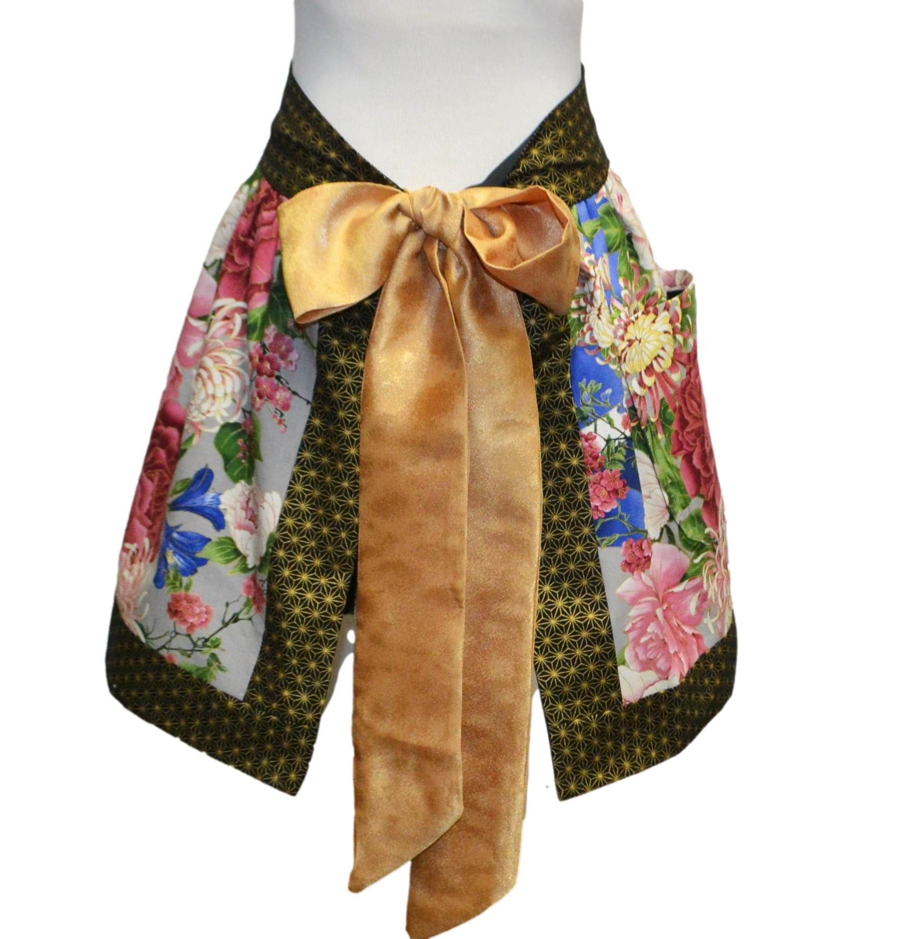 Japanese Geisha Panel Half Apron Women's Sizes 8-14 - Etsy