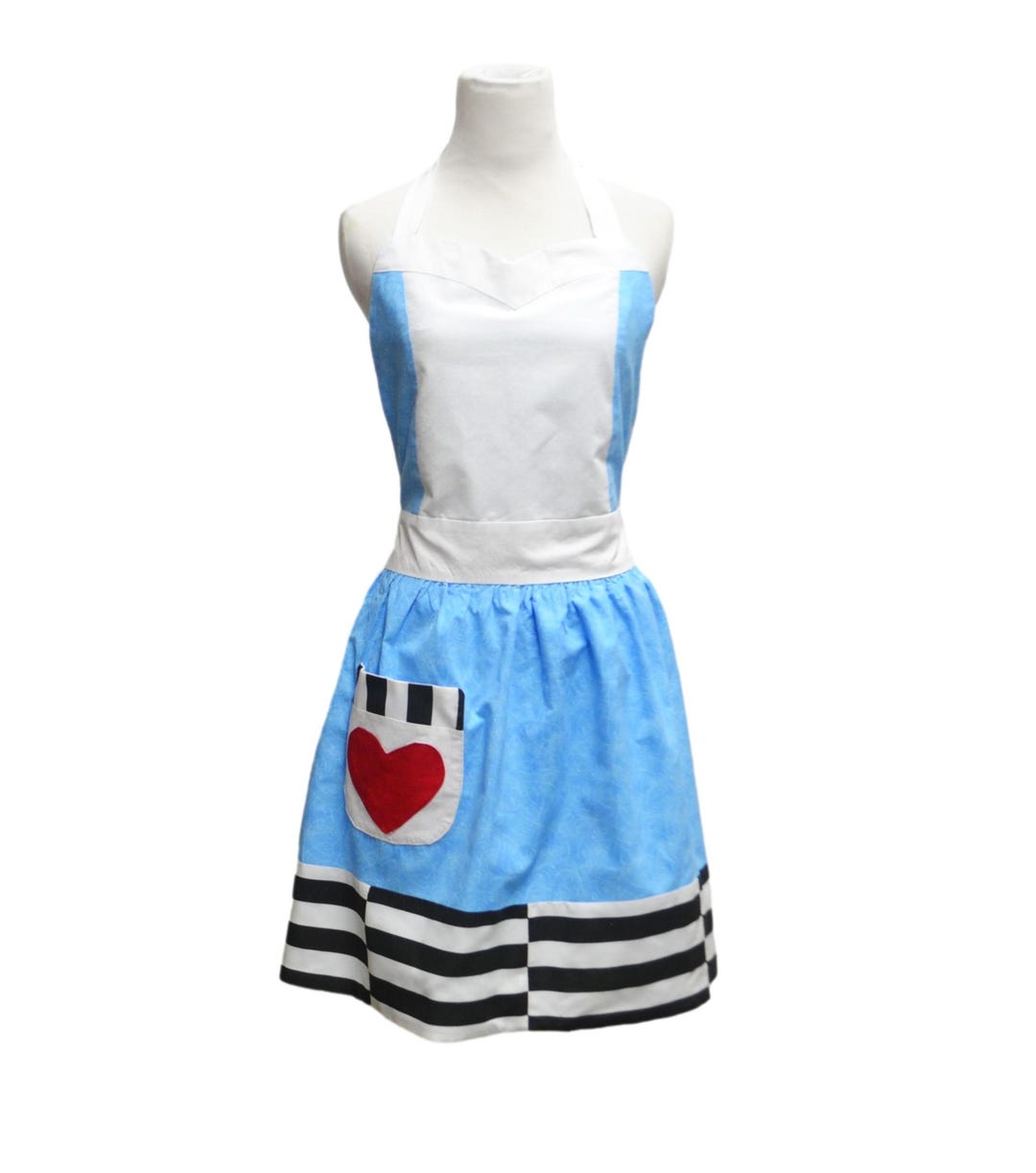 CLEARANCE Alice in Wonderland Women's 8-14 Costume Apron, Storybook ...