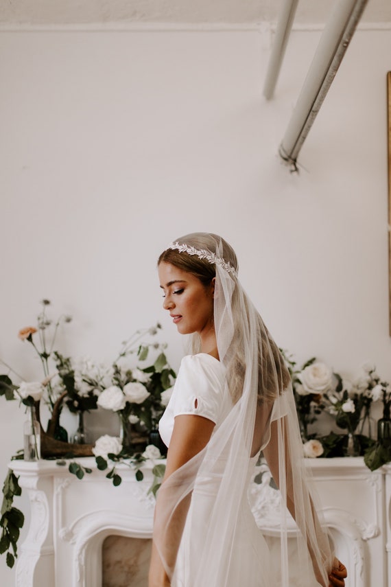 Vintage Wedding Hair With Veil