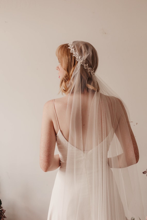 JANUARY VEIL. Juliet Cap Veil Art Deco Veil Wedding Veil - Etsy UK