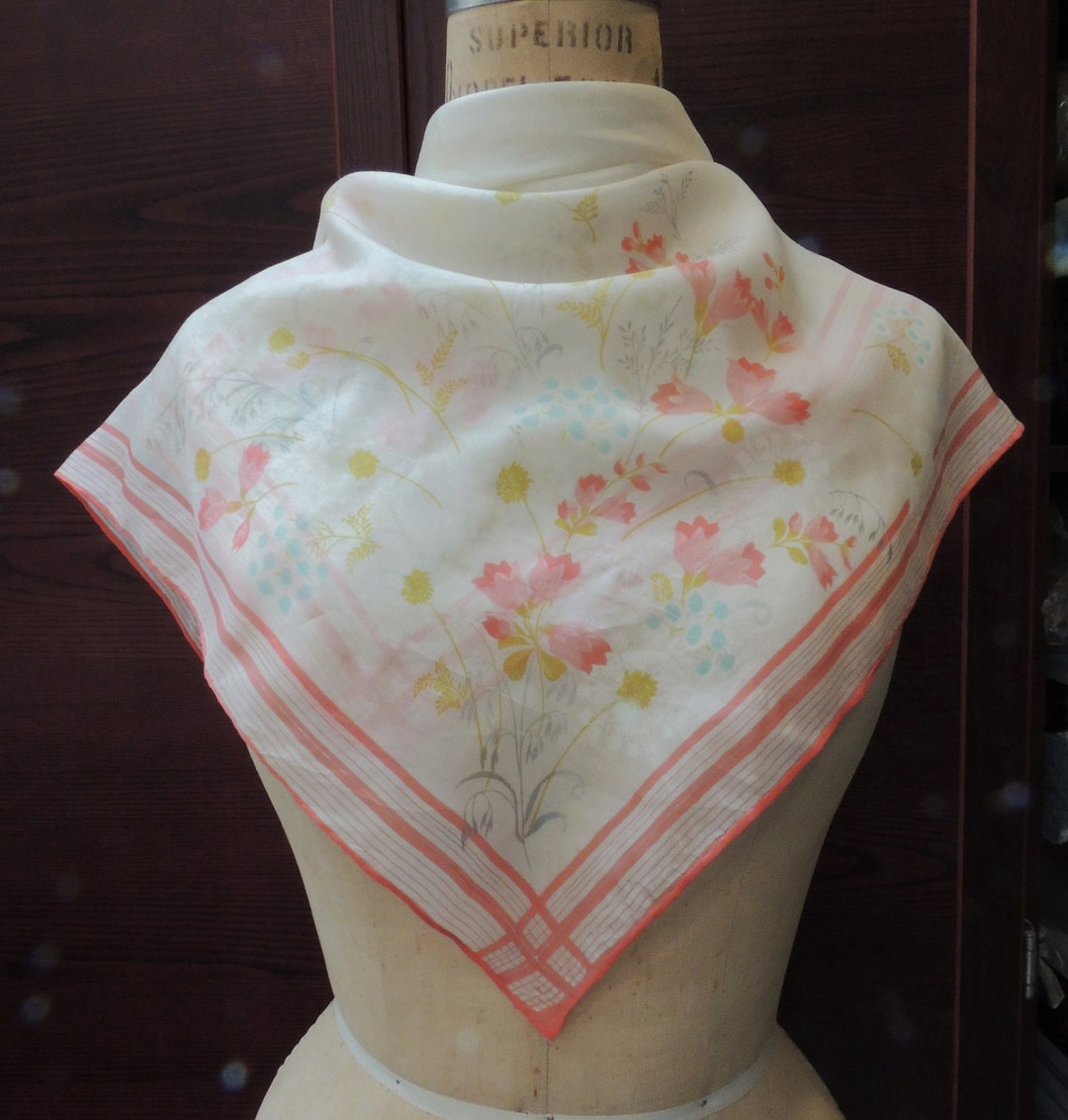 Vintage summer Bouquets Retro Head Cover, Fun Chapel Veil, Bad Hair Day ...