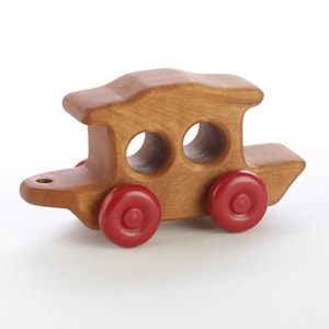 Deluxe 5-car Wooden Train Set - Traditional Toy Train - Large Handmade ...
