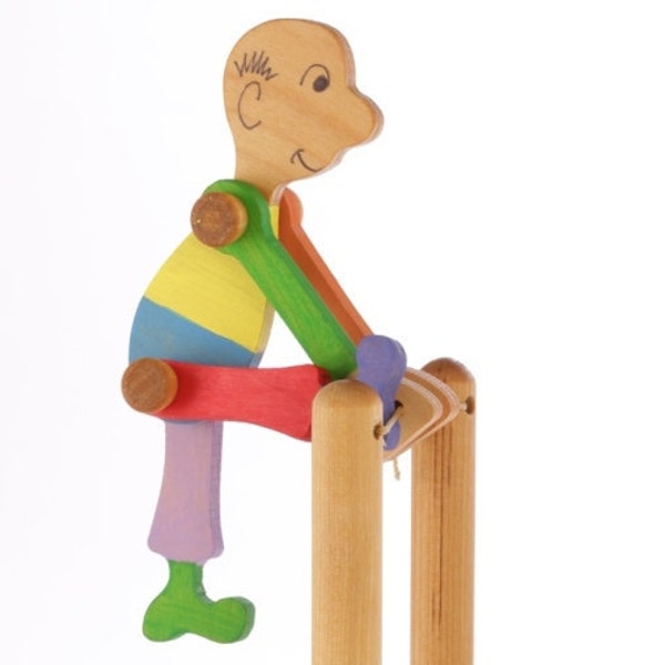 Wooden Acrobat Toy - Etsy