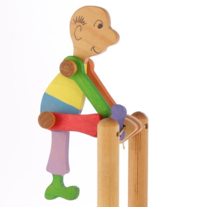 Wooden Acrobat Toy - Etsy