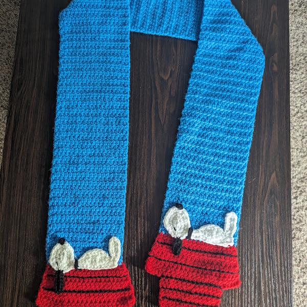 Snoopy Scarf - Etsy