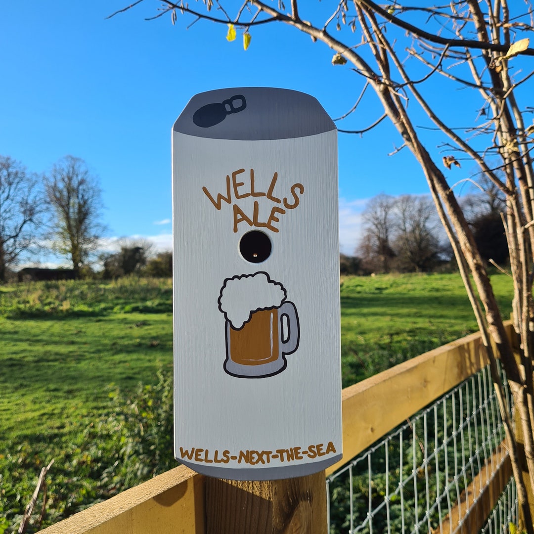 Personalised Beer Can Bird Box - Beer and Lager Gift - Garden Gift ...