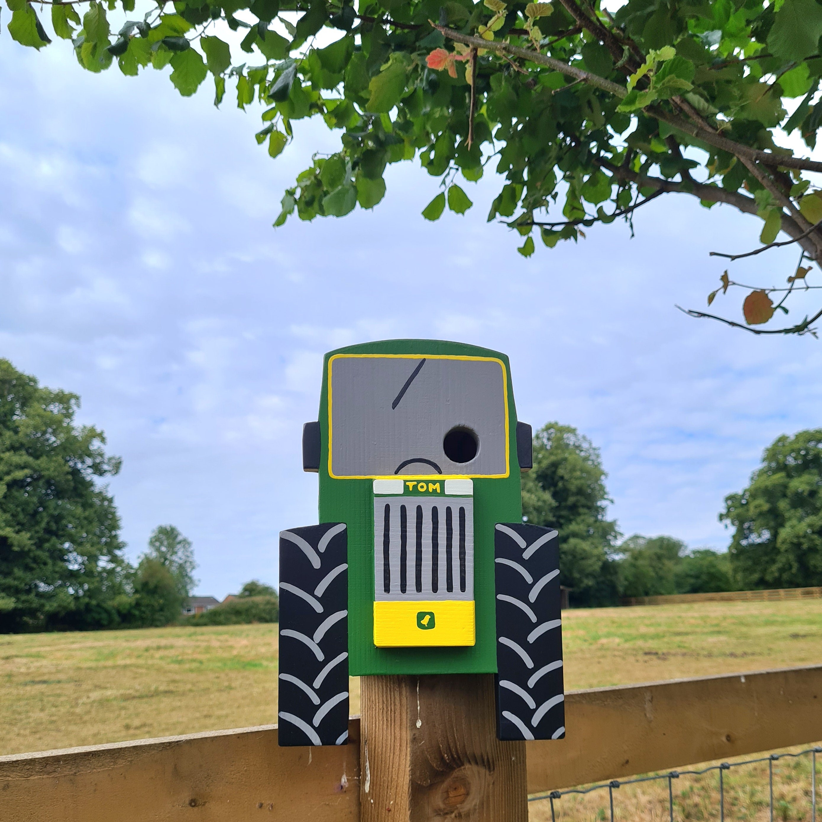 Personalised Bird House - Tractor Bird Box - Farm Vehicle - Farmer Gift ...