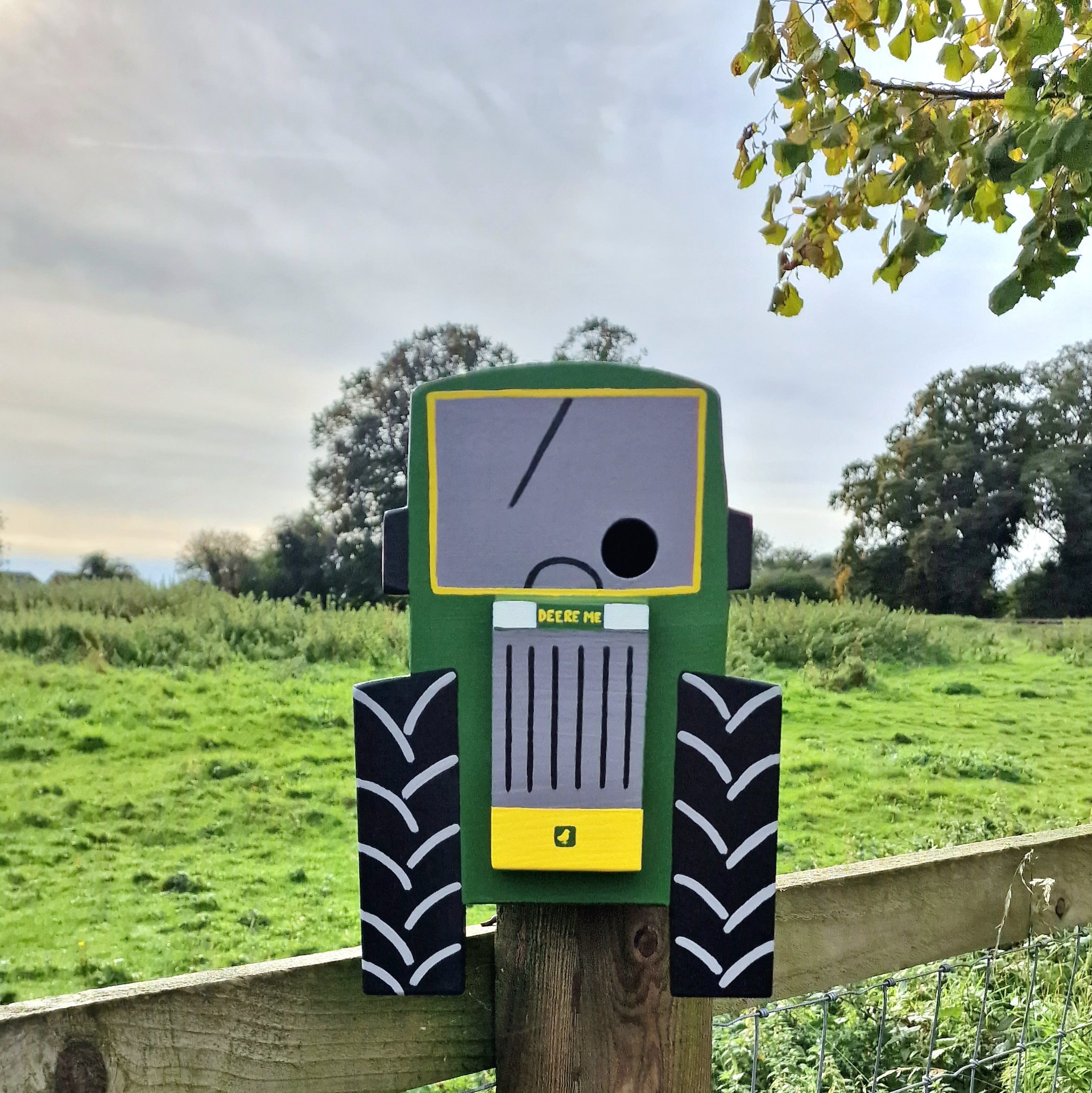 Personalised Bird House - Tractor Bird Box - Farm Vehicle - Farmer Gift ...