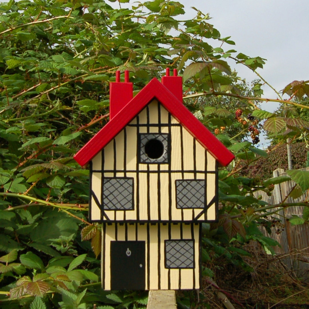 Personalised Bird House - Tudor House Bird Box - Period Homes - Gift ...