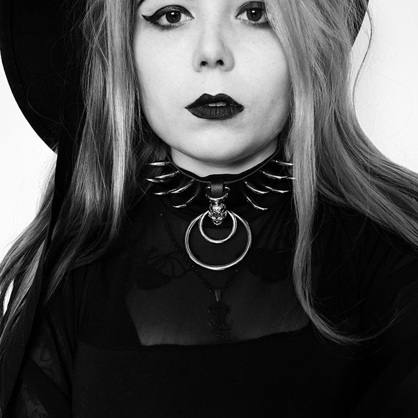 Leather Neck Collar - Etsy